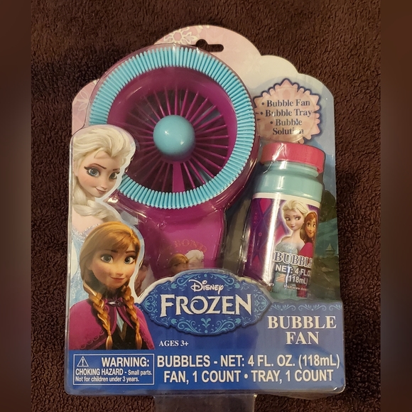 Disney | Toys | Frozen Toy Bubble Fan | Poshmark